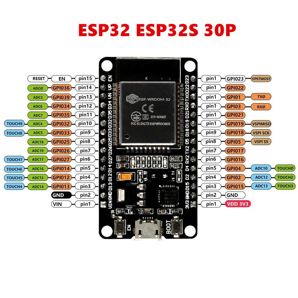 Esp32 Wroom 30 Pin